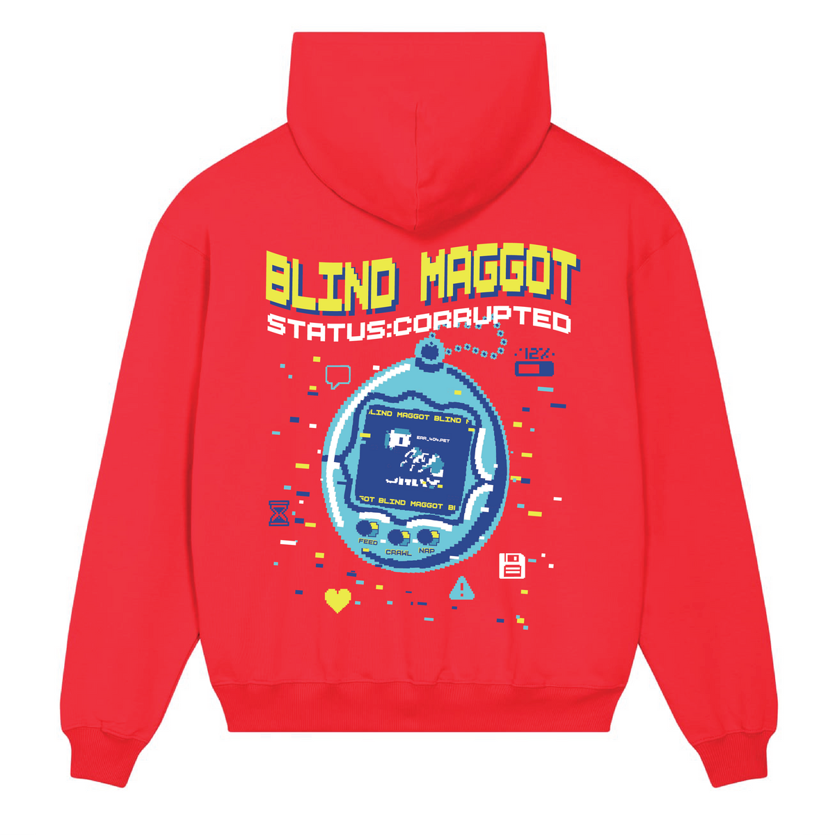 heavyweight, oversized hoodie | status corrupted – Blind Maggot